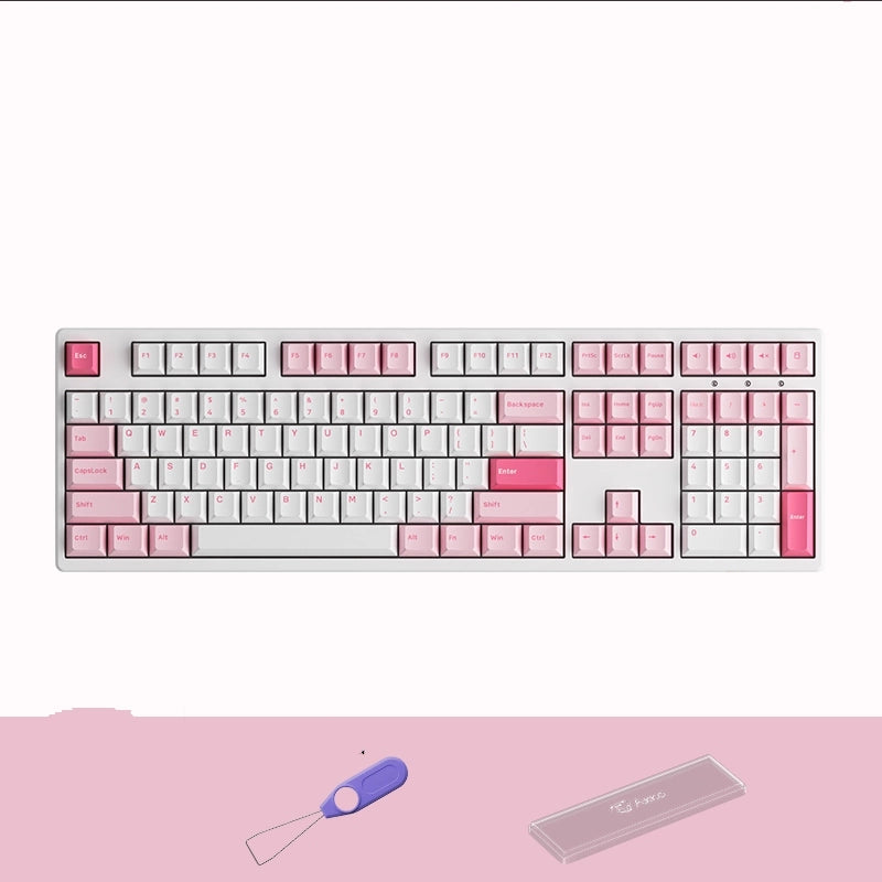 Kawain Pink Wireless Mechanical Keyboard