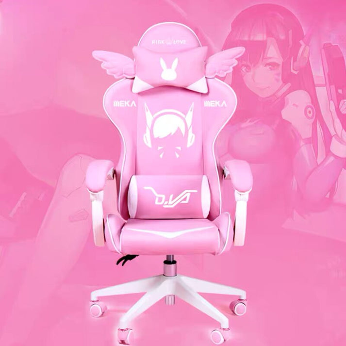 Kawaii Pink Love Anime Gaming Chair