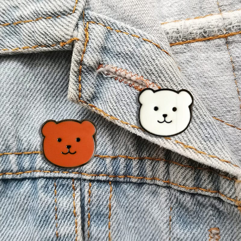 Cute Bear Enamel Pins