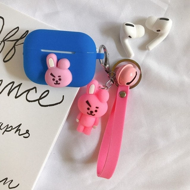 Kawaii BTS Mascots Airpods Case