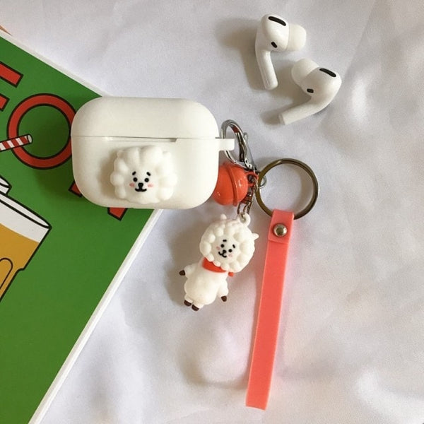 Kawaii BTS Mascots Airpods Case