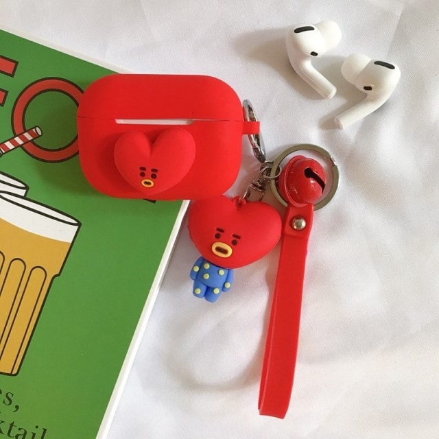 Kawaii BTS Mascots Airpods Case
