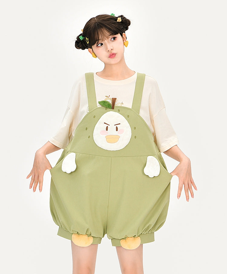 Niedliche Overalls mit Cartoon-Muster