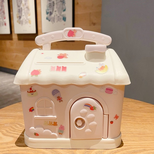 Kawaii Cute House Piggy Bank
