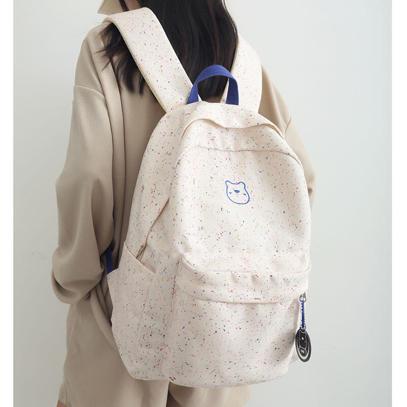 Japanese Simple Style Cartoon Bear Backpack