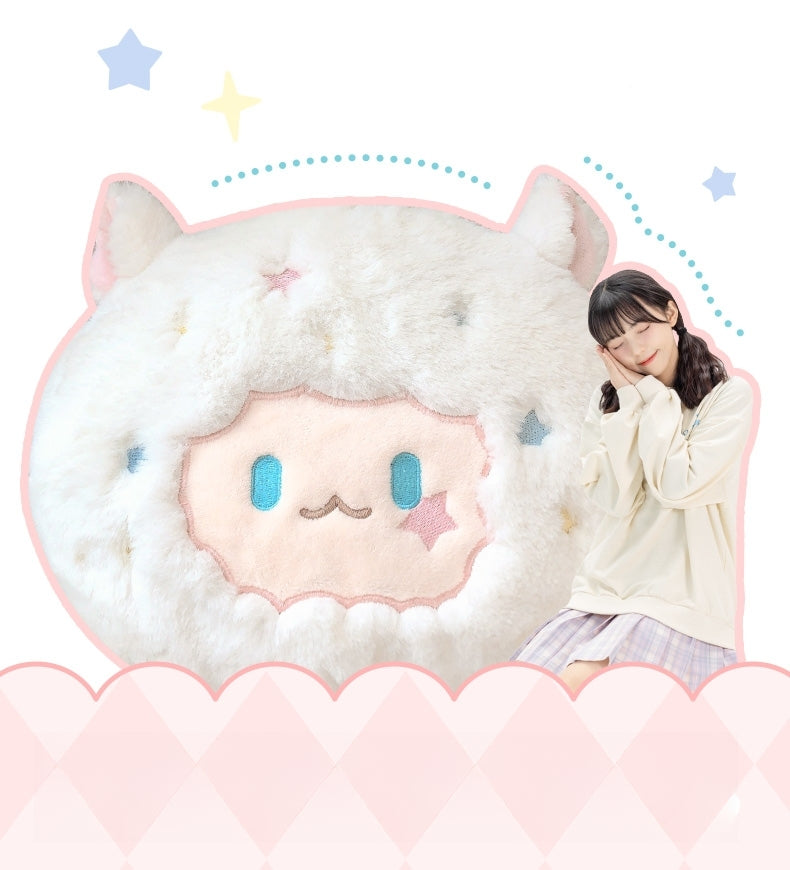 Kawaii Cute White Cartoon Sheep Plush Shoulder Bag