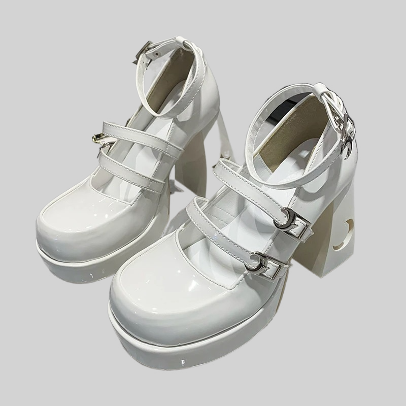Y2k Style Mary Jane Lolita High Heels Shoes